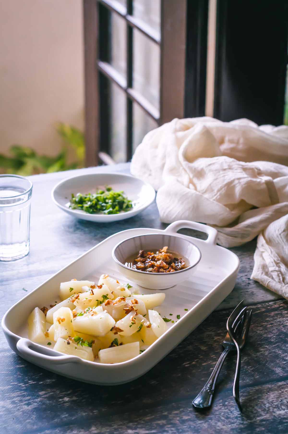 Yuca con mojo al estilo cubano - Originem